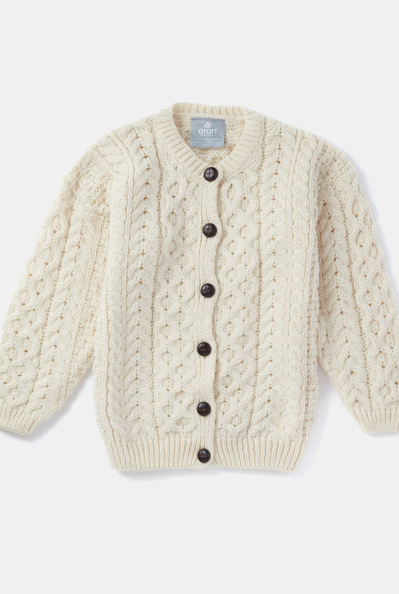 Children's Cardigans | Aran & Merino Wool