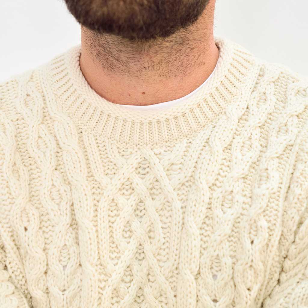 Mens Aran Collection | Irish Crafted Aran Knitwear | Aran Woollen Mills